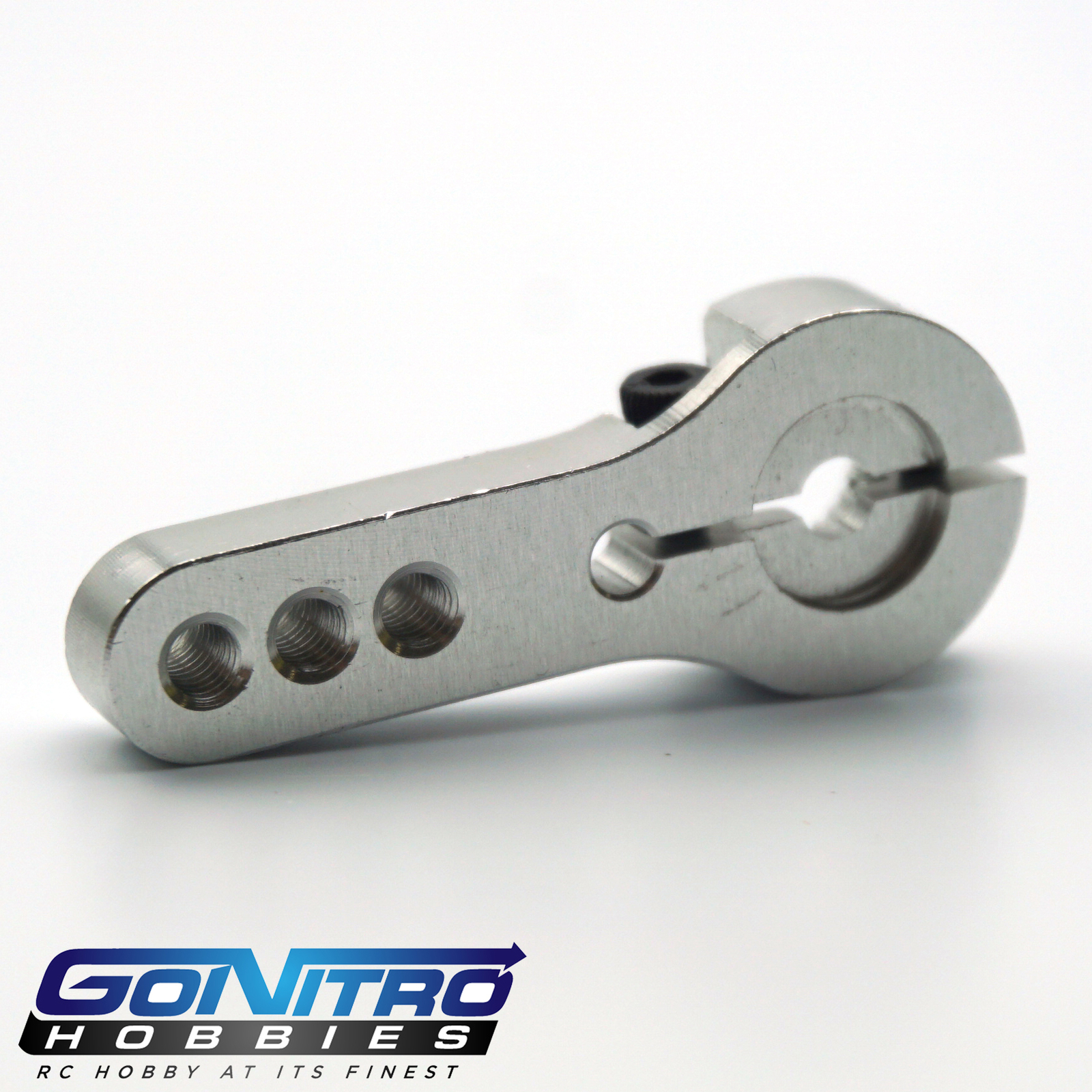 Go Nitro Hobbies 23T 3 Hole Alum. Heavy Duty Servo Arm Silver JR ...