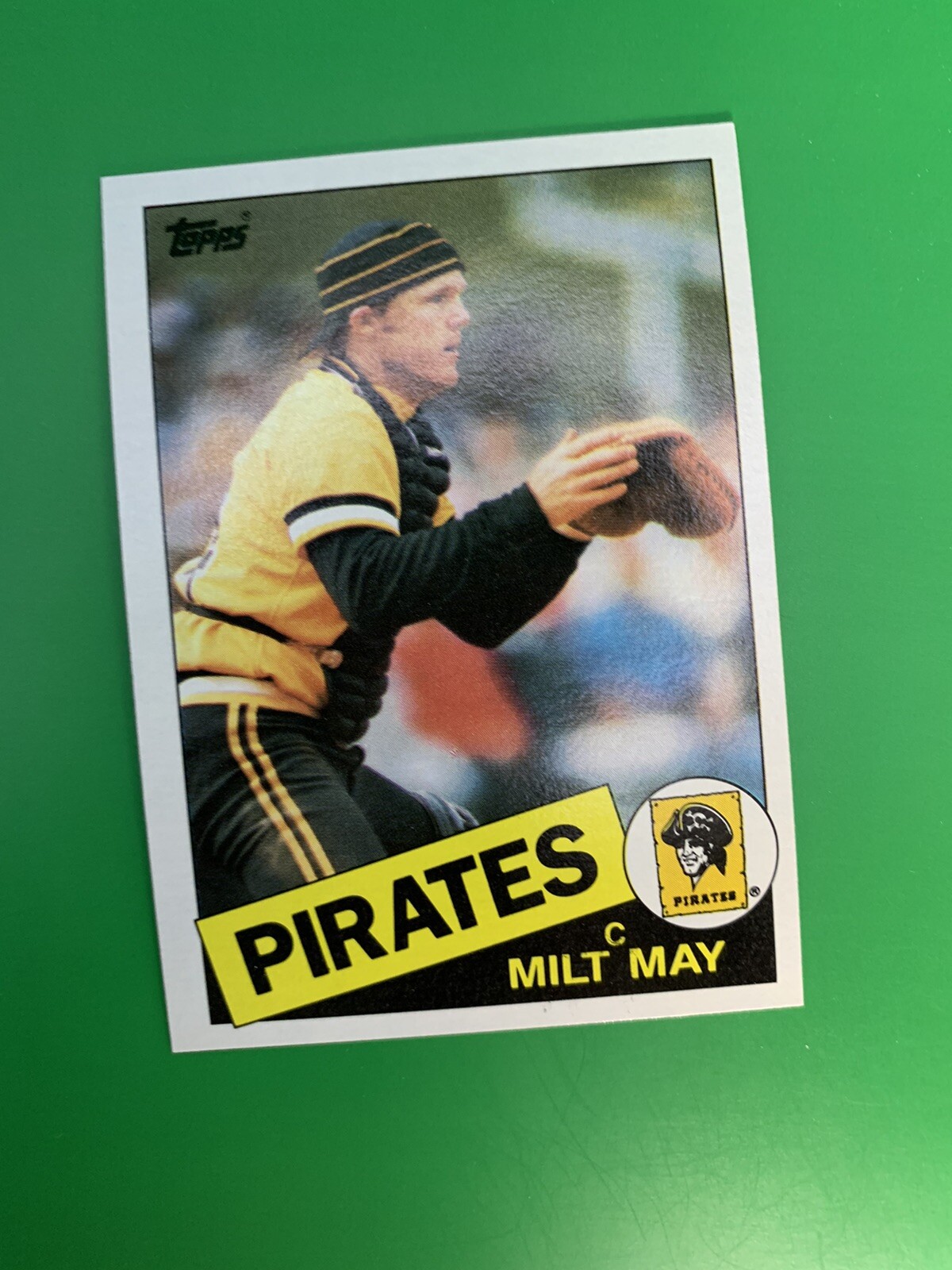 1985 Topps Milt May #509 Pittsburgh Pirates | eBay