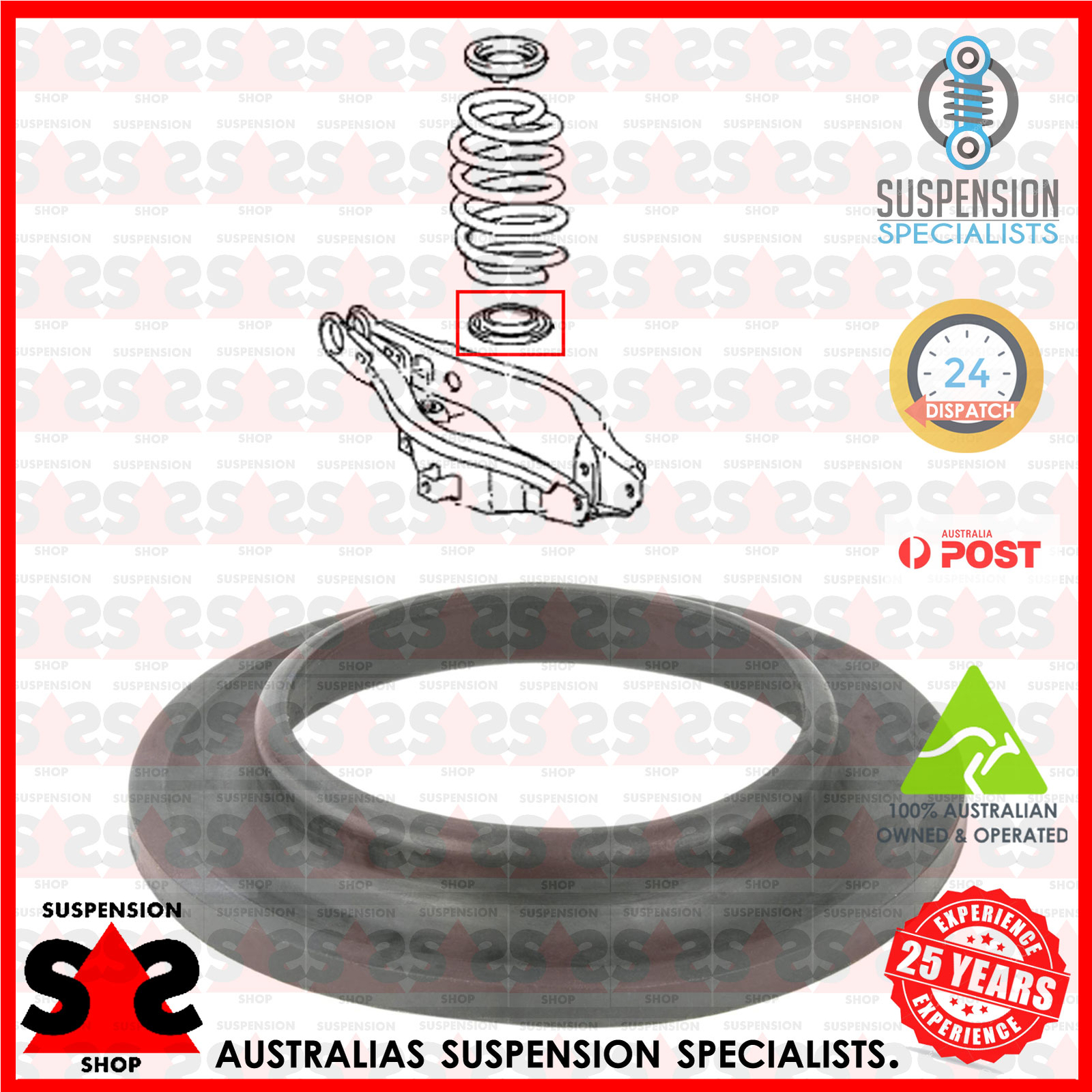 Lower Spring Seat Suit TOYOTA RAV 4 2.4 4WD (ACA31, ACA33) RAV 4 III ...
