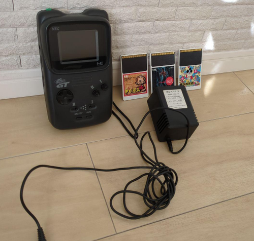 NEC PCE PC Engine GT PI-TG6 Tuboexpress Console System with 3 Games | eBay