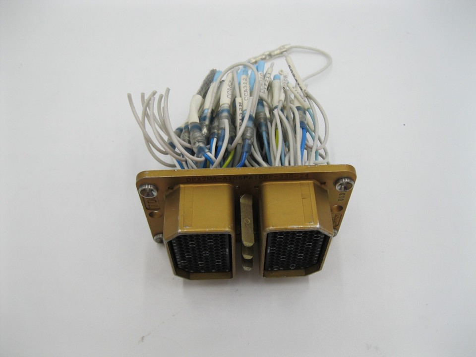 ITT CANNON ARINC 404 CONNECTOR PN: DPX2MA-A106PA106P-33B-24 | eBay
