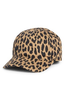 NWT leopard spot baseball cap Kate Spade New York. One Size, BLACK ...