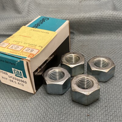 QTY 4 NEW GM 2066640 NUT, HEXAGON WHEEL RIM CLAMP STUD GR 5.813 | eBay