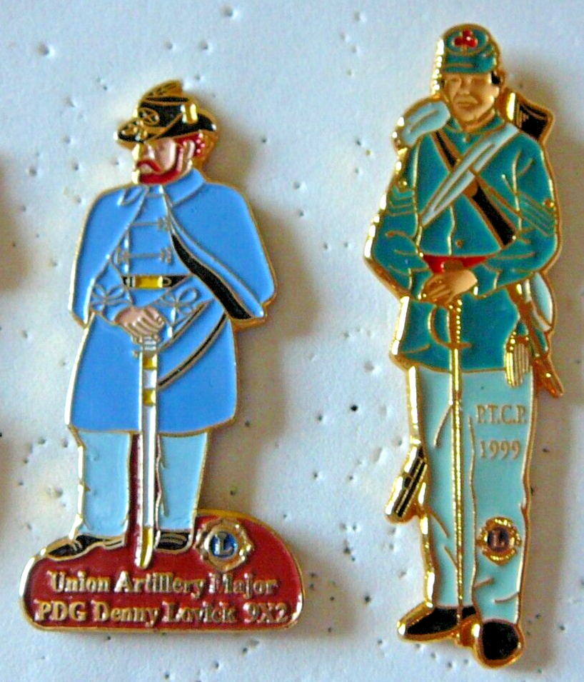 Lions Club Pins - CIVIL WAR UNION ARMY SOLDIERS AND SUPPORT STAFF | eBay