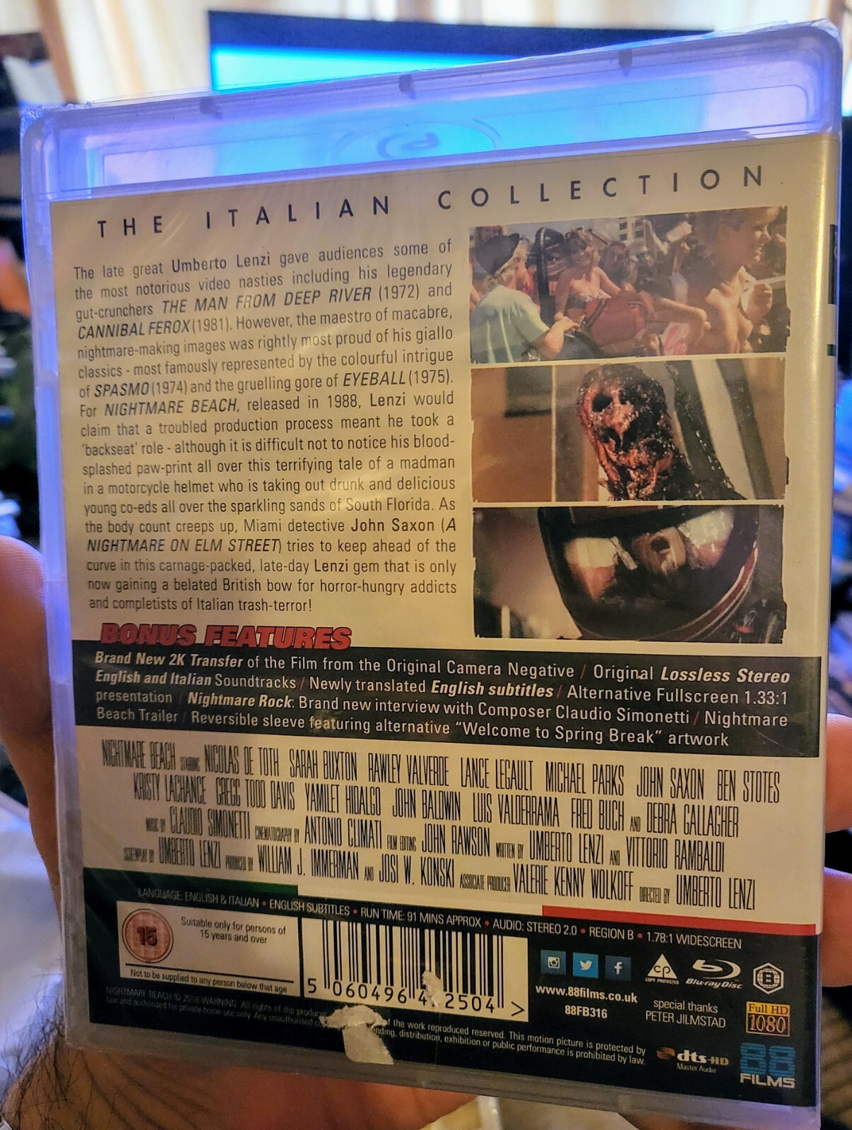 88 Films - Nightmare Beach Italian Collection Giallo Horror NEW/SEALED ...