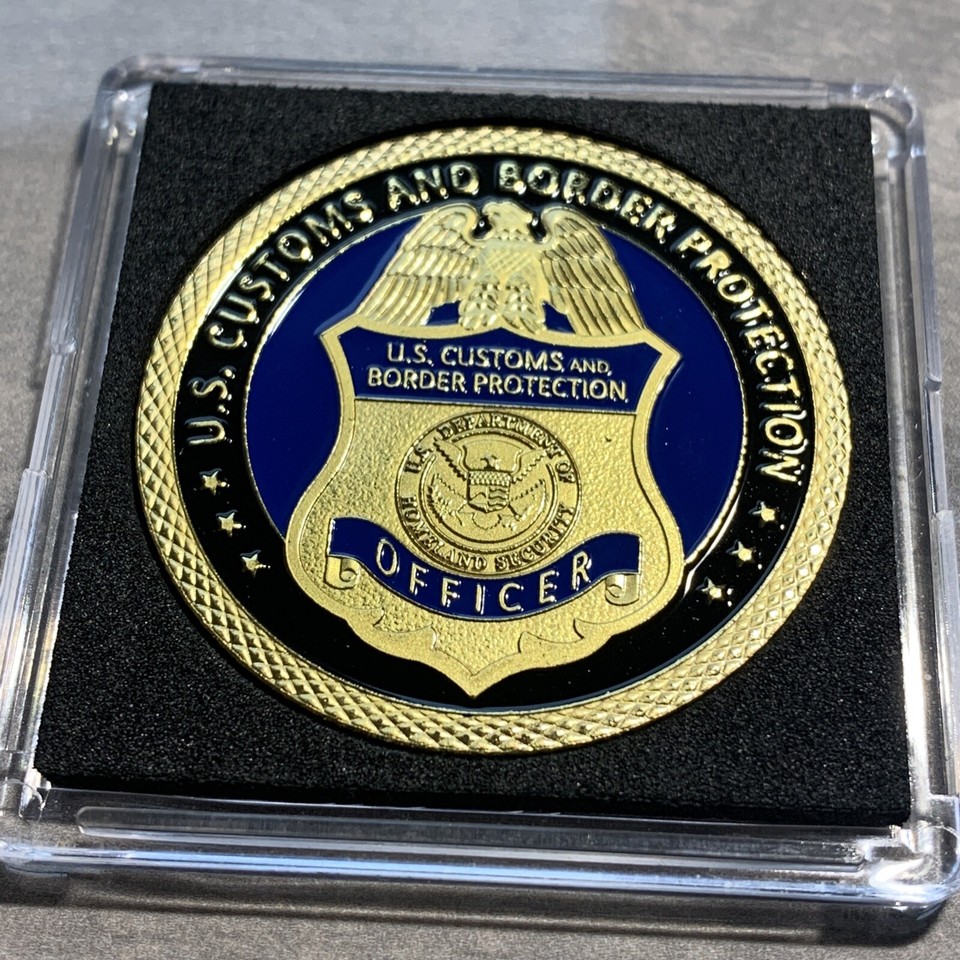 United States DOHS "Customs & Border Protection" Challenge Coin 40mm w ...