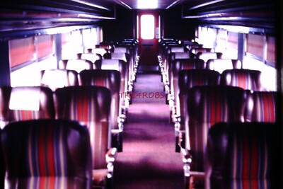 Original 1981 Amtrak Bi Level Passenger Car Interior Slide #4210 | eBay