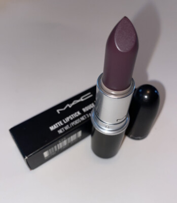 MAC Smoked Purple Matte Lipstick New in Box Batch A25 | eBay