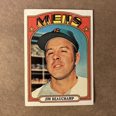 1972 Topps Baseball Jim Beauchamp New York Mets Card #594 | eBay