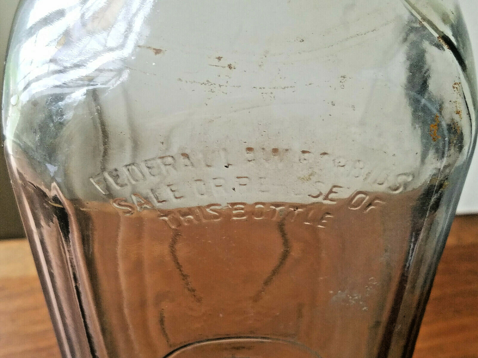 VINTAGE W & A GILBEY AT-1184 GIANT LIQUOR BOTTLE 18" BAR PUB DISPLAY ...