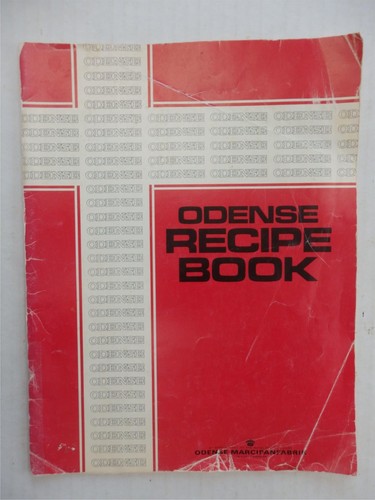 Odense Recipe Book Vintage Almond Paste Marzipan Cooking Booklet | eBay
