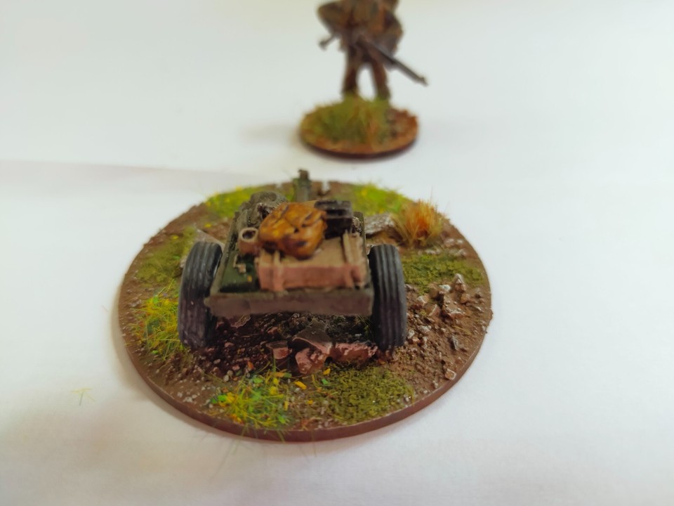 28mm US Airborne Hand Cart WW2 Warlord Games Painted | eBay