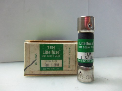 New Lot Littelfuse FLM 5 6/10 Amp Fuses FNM-5 6/10 250V NIB | eBay