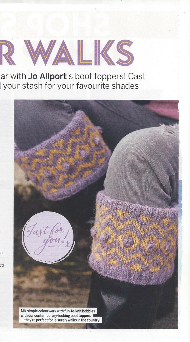 Boot Toppers Knitting Pattern