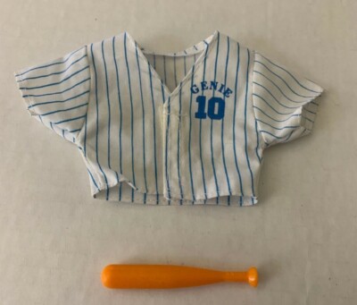 1992 Vintage Mattel Aladdin BASEBALL PLAYER GENIE JERSEY & BAT ...