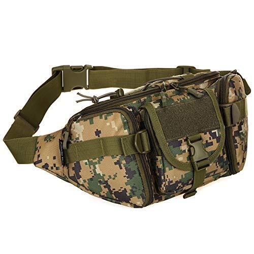 Tactical Waist Pack Military Fanny Pack for Men Outdoor Army Jungle ...