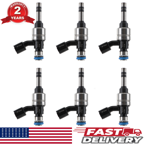 6x Fuel injectors 12634126 for Cadillac Chevrolet GMC Buick 12-17 3.6L ...