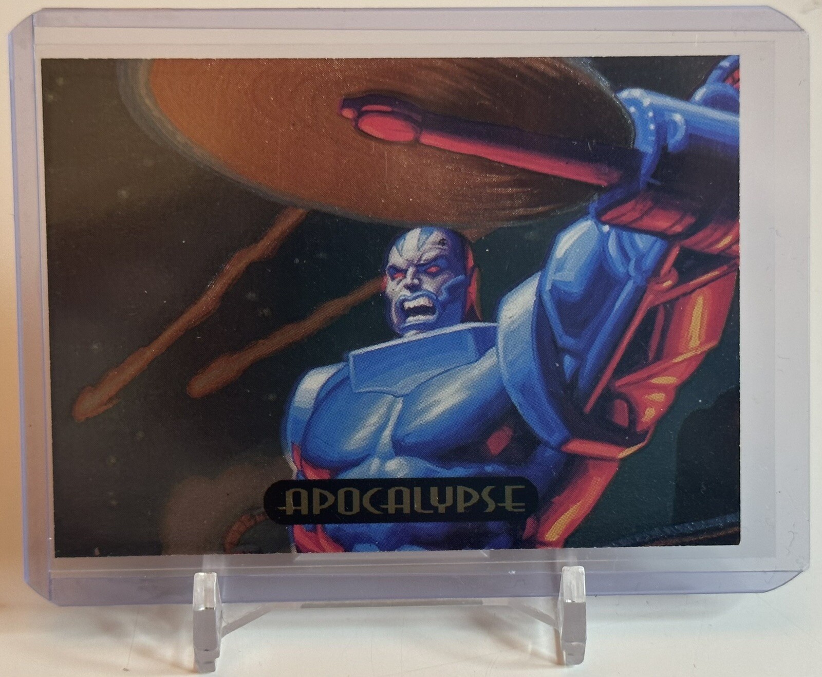 Marvel Masterpieces 1994 PowerBlast Apocalypse Card #4 W/Top Loader 🔥 ...