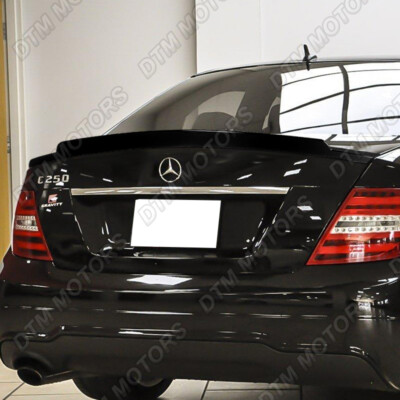 For 08-14 Mercedes C250 C300 C350 C63 W204 Pearl Black Trunk Lid ...