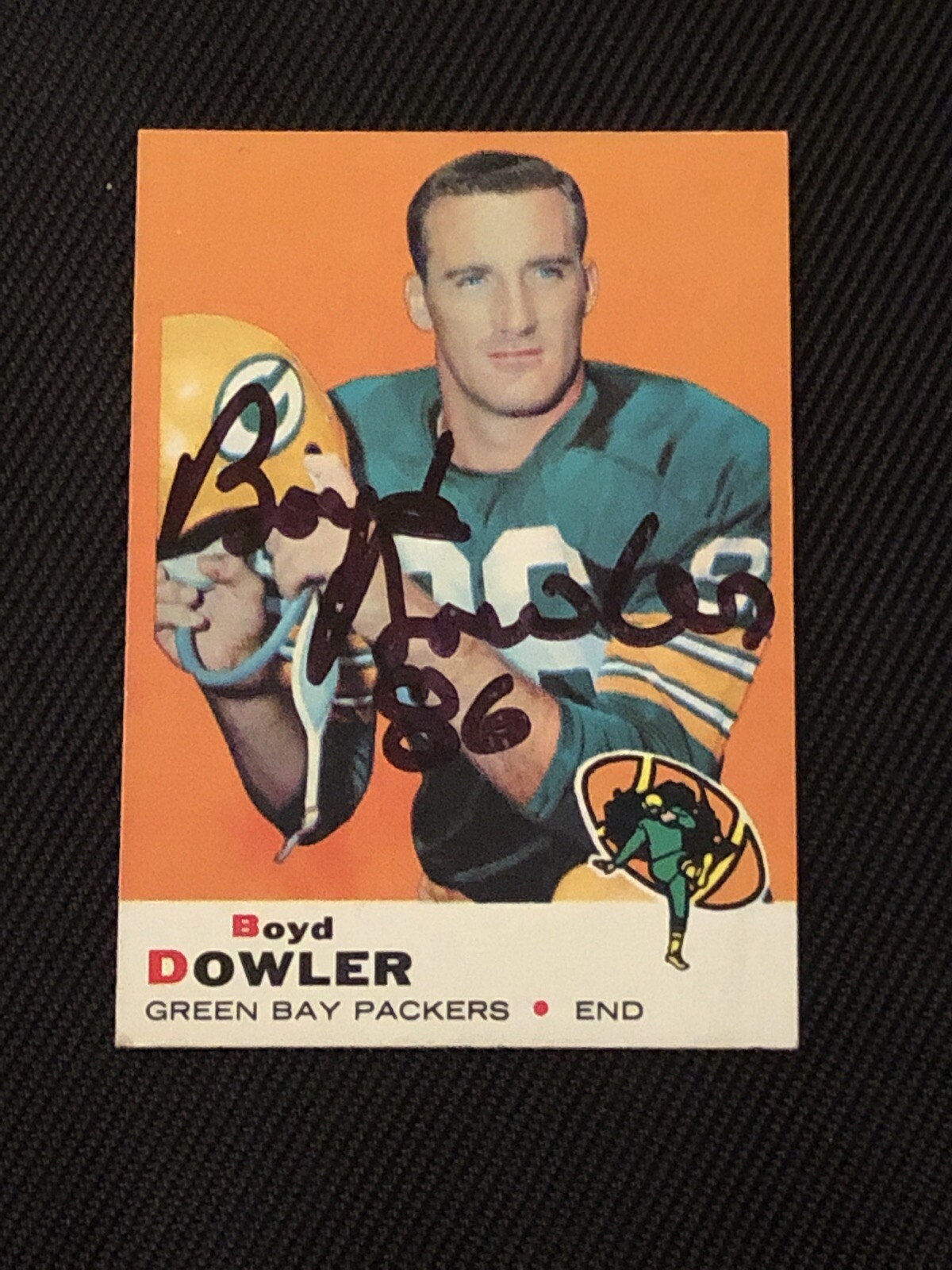 BOYD DOWLER 1969 TOPPS SIGNED AUTOGRAPHED CARD #33 GREEN BAY PACKERS | eBay