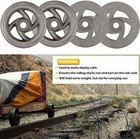 4Pcs Mining Ore Car Small Track Mine Cart Wheel Cast Iron Diameter 7 1/ ...