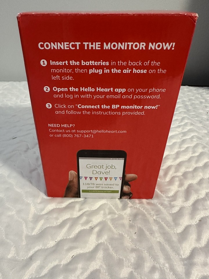 Hello Heart Blood Pressure Monitor | eBay