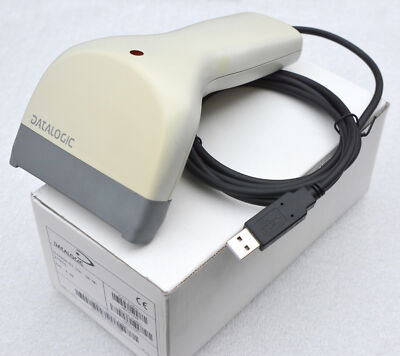 USB BARCODE SCANNER DATALOGIC STRICHCODESCANNER HANDSCANNER FÜR KASSE ...