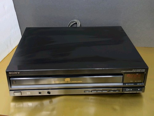 Sony CDP-C400 Compact 5 Disc Automatic Load Carousel CD Changer Player ...