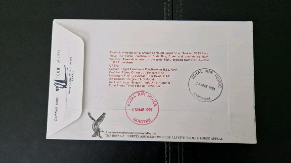 1991 JS/50/41/3 Evacuation from Greece signed John Hinton VC and E A ...