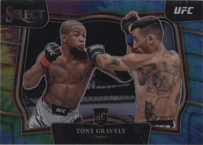 2023 Panini Select UFC - Octagonside Tony Gravely #297 Tie-Dye Prizm ...