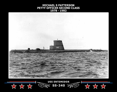 Navy Emporium USS Entemedor SS-340 Canvas Photo Print 119SS340 | eBay