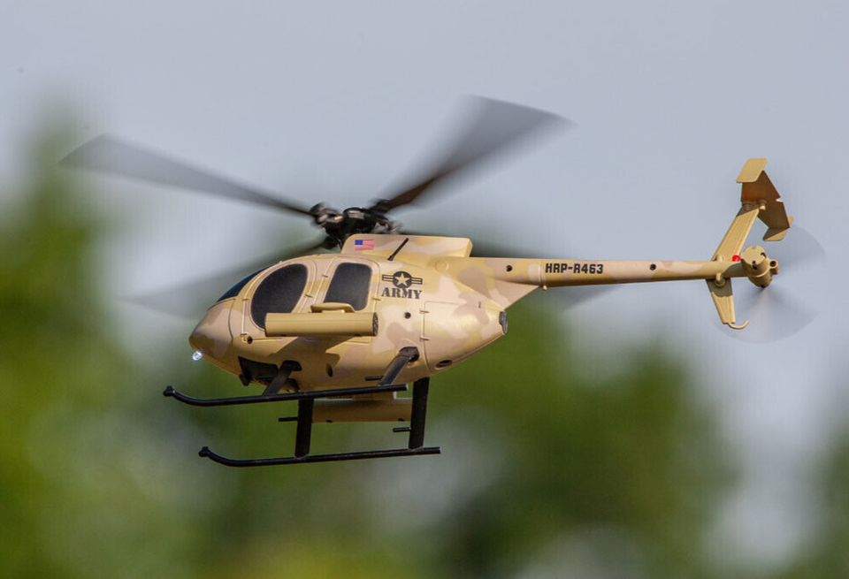 RC HELICOPTER 4 Blade HUGHES MD500 W/ Gyro Stabilization 4CH 2.4ghz-RTF ...