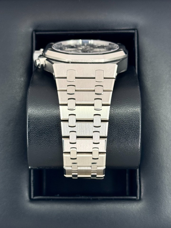 2019 Audemars Piguet Royal Oak 41mm 26331ST Chronograph Black Dial | eBay