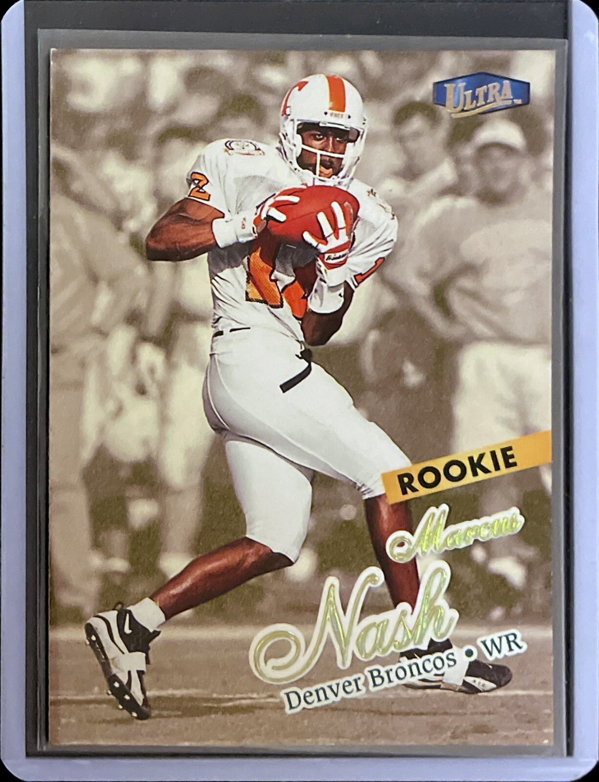 Marcus Nash - 1998 Fleer Ultra Football - Die Cut - Gold Medallion ...