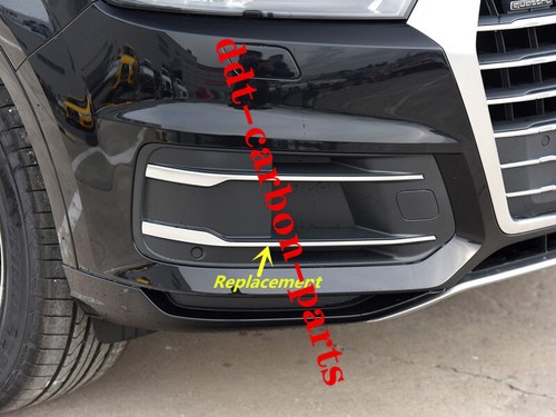 1Pcs For Audi Q7 2016-2019 Right Front Bumper Fog Light Cover Lower ...
