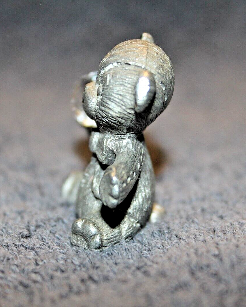 Spoontiques Miniature Pewter Bear with Crystal Ball | eBay