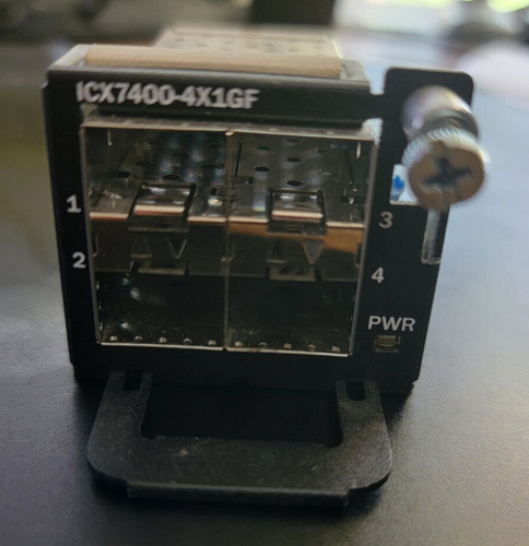 Brocade Ruckus ICX7400-4X1GF ICX 7450 4-Port GbE SFP Module Apart11 | eBay