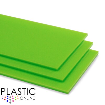 Lime Green Perspex Acrylic Sheet Colour Plastic Panel Material Cut to ...