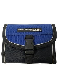 NINTENDO DS BLACK & BLUE"SWITCH N CARRY" PROTECTIVE TRAVEL CARRYING ...