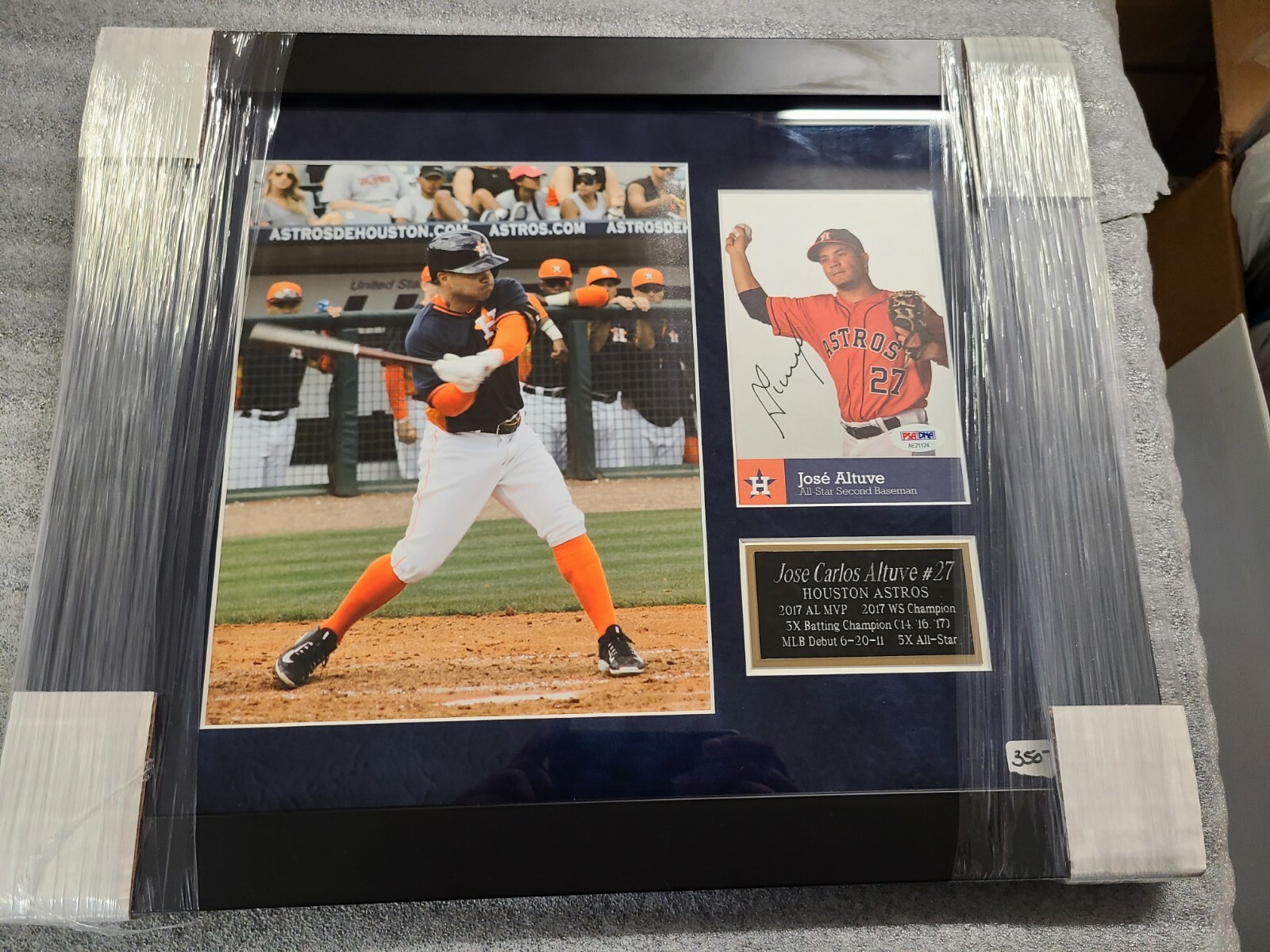 Jose Altuve Autographed Memorabilia | Signed Photo, Jersey ...