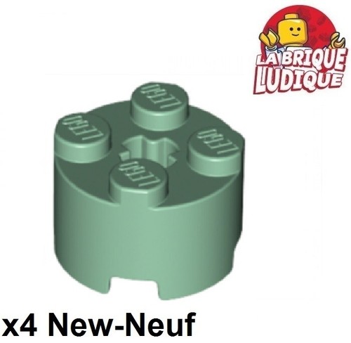 Lego 4X Round Brick 2X2 Light Green 3941 NEW | eBay