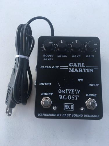 Carl Martin Hot Drive ‘N Boost MKII Overdrive Distortion Guitar Effect ...