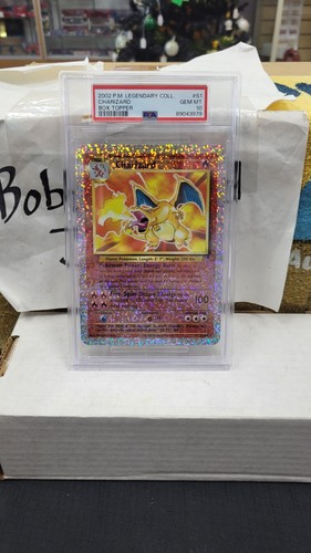 2002 CHARIZARD BOX TOPPER REVERSE HOLO LEGENDARY COLLECTION POKEMON PSA ...