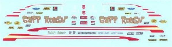 Yesteryear Gapp & Roush Pinto P/S 1/25 waterslide Drag decal | eBay