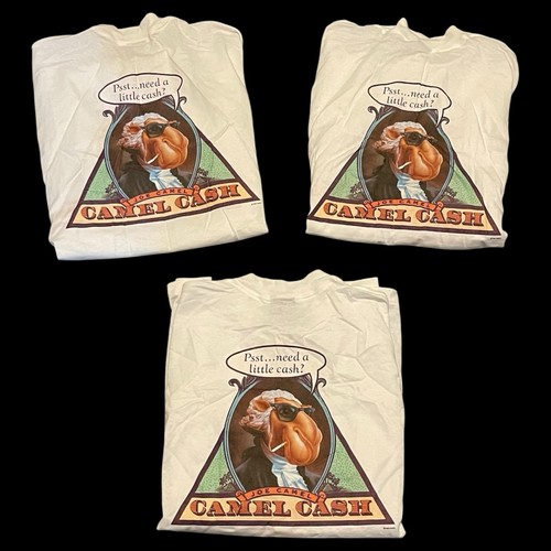 Vintage Camel Cash Cigarettes T Shirt Lot Size Large | eBay