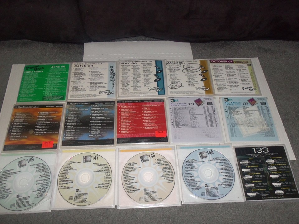 ERG-PROMO ONLY-RADIOACTIVE Lot of 15 CDs PRO DJ CDs MIXED GENRES | eBay