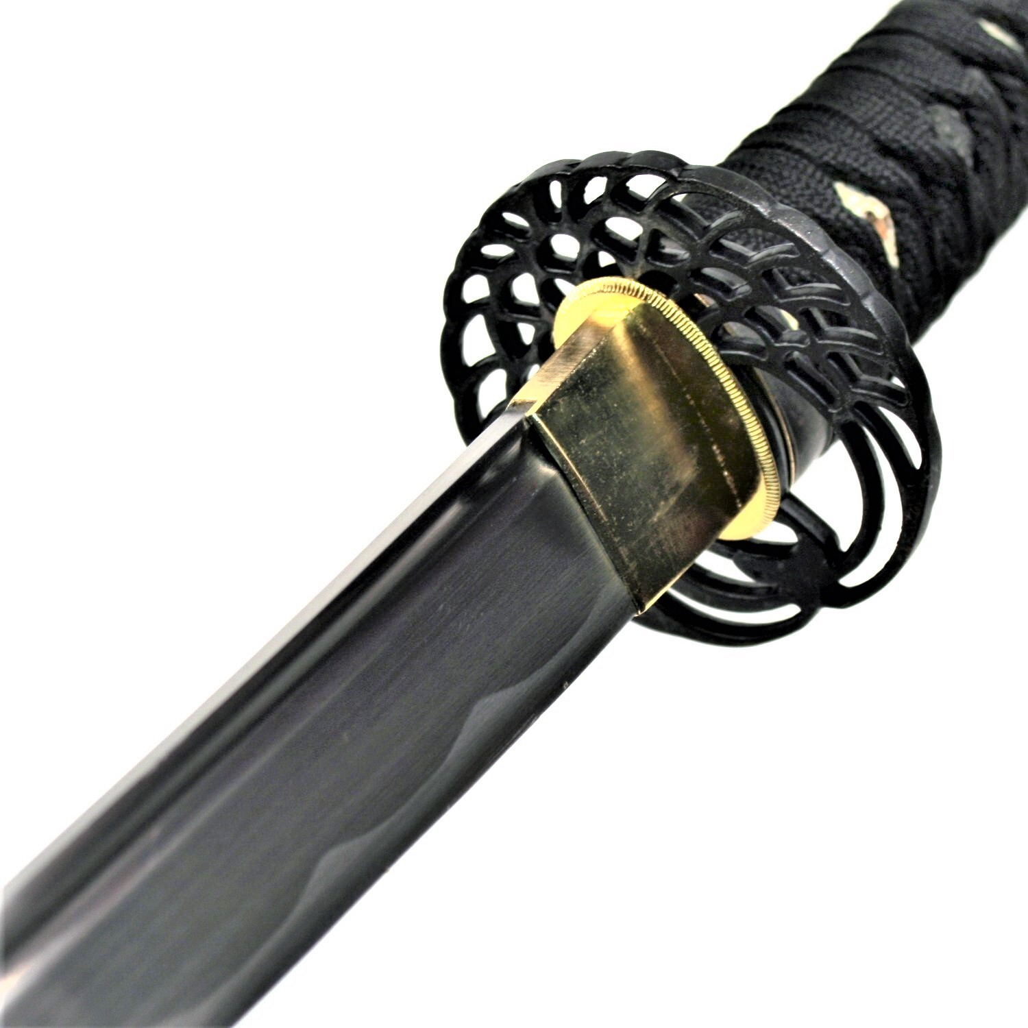 REAL 40.5" Full Tang 1045 Carbon Steel Blade Samurai Sword Katana Crane ...