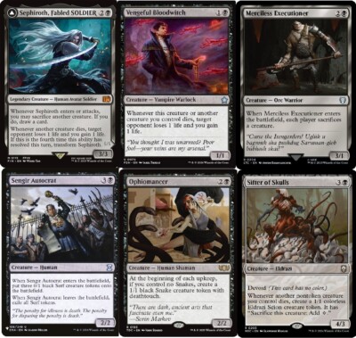 Sephiroth, Fabled SOLDIER Commander Deck EDH 100 Magic Cards Custom ...