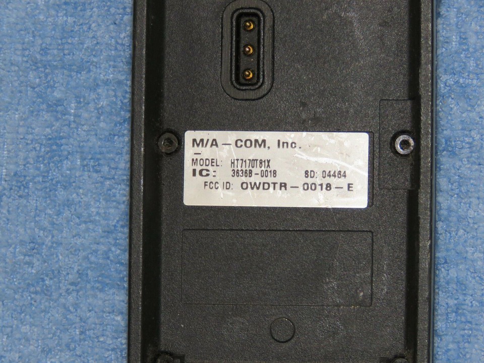Ma-com Harris P7100 ip 2 way radio - no battery or antenna HT7170T81X ...