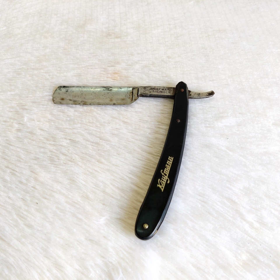 1930 Vintage Rare Kaufmann Soligen Straight Razor Original Cardboard ...
